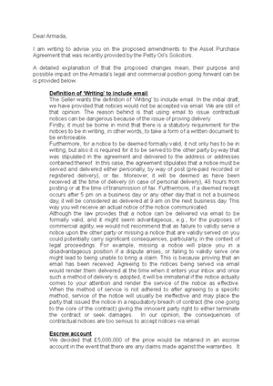 Summative Assessment 4 - Side Letter - Style - Strictly Private and ...