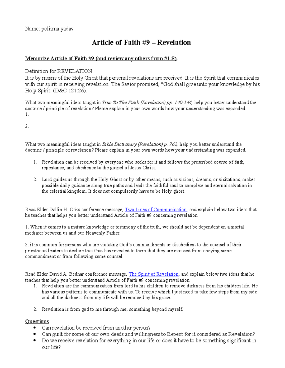 SG AF#9 done - These are mandatory assignments needed to be done by ...