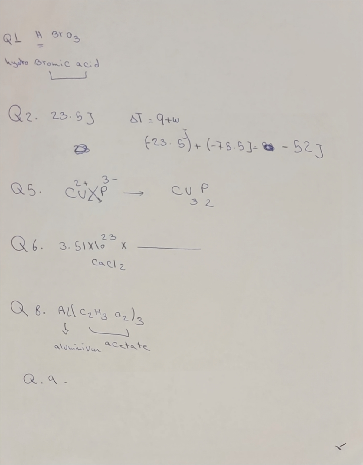 Exam 2 calcualation sheets - CHEM 060 - Studocu