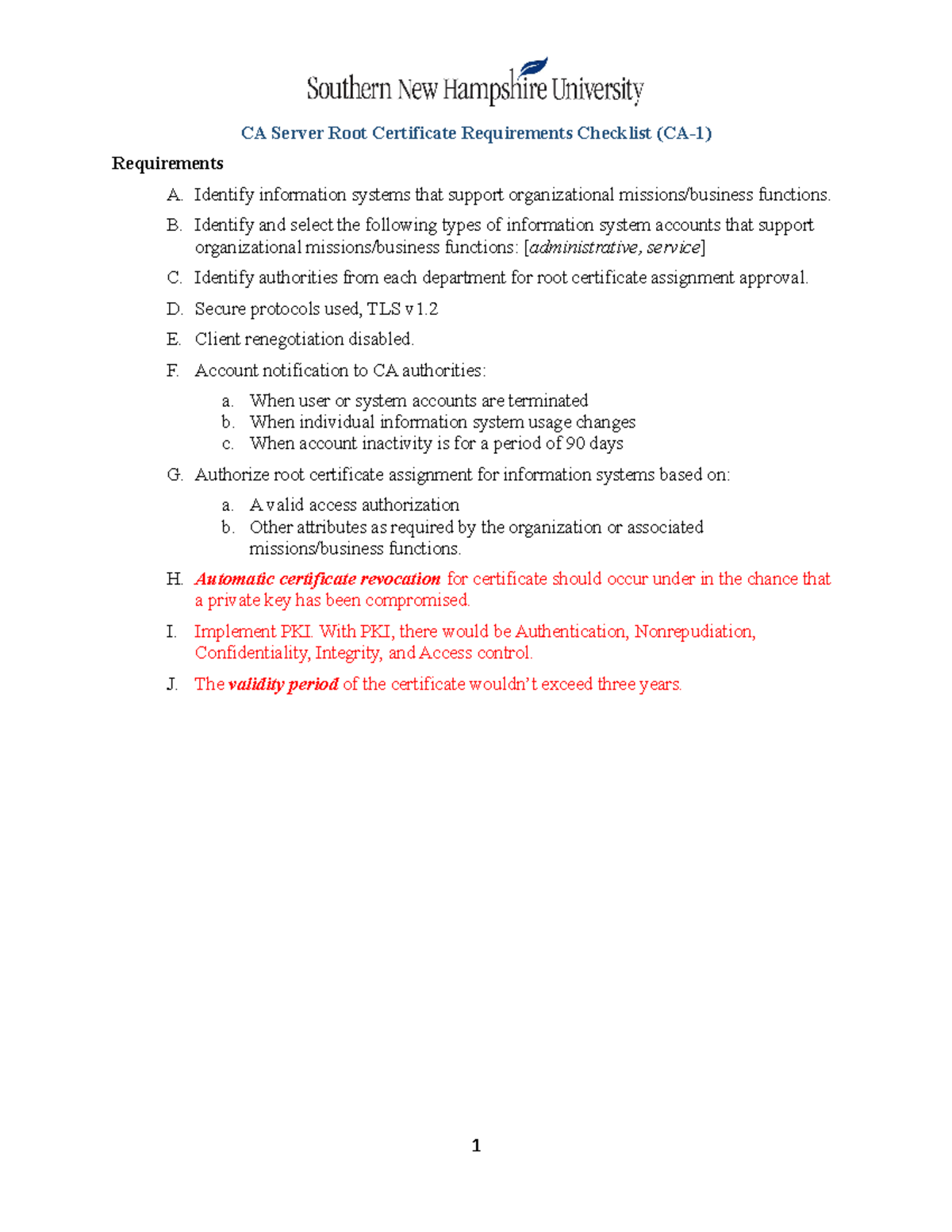 CYB 300 Milestone Two (Part 2) - CA Server Root Certificate ...