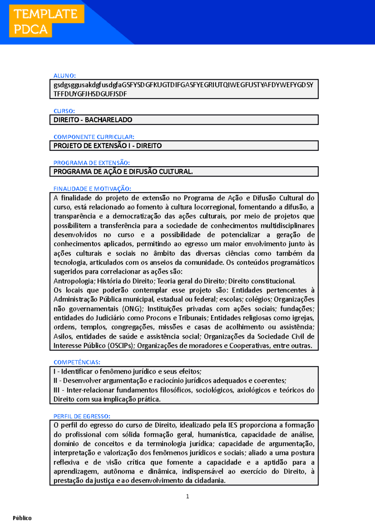 Sfsdfsg - fghfghfg - ALUNO ...