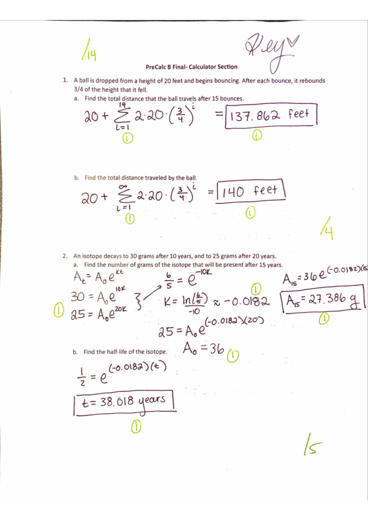 Final Exam Key - Studocu