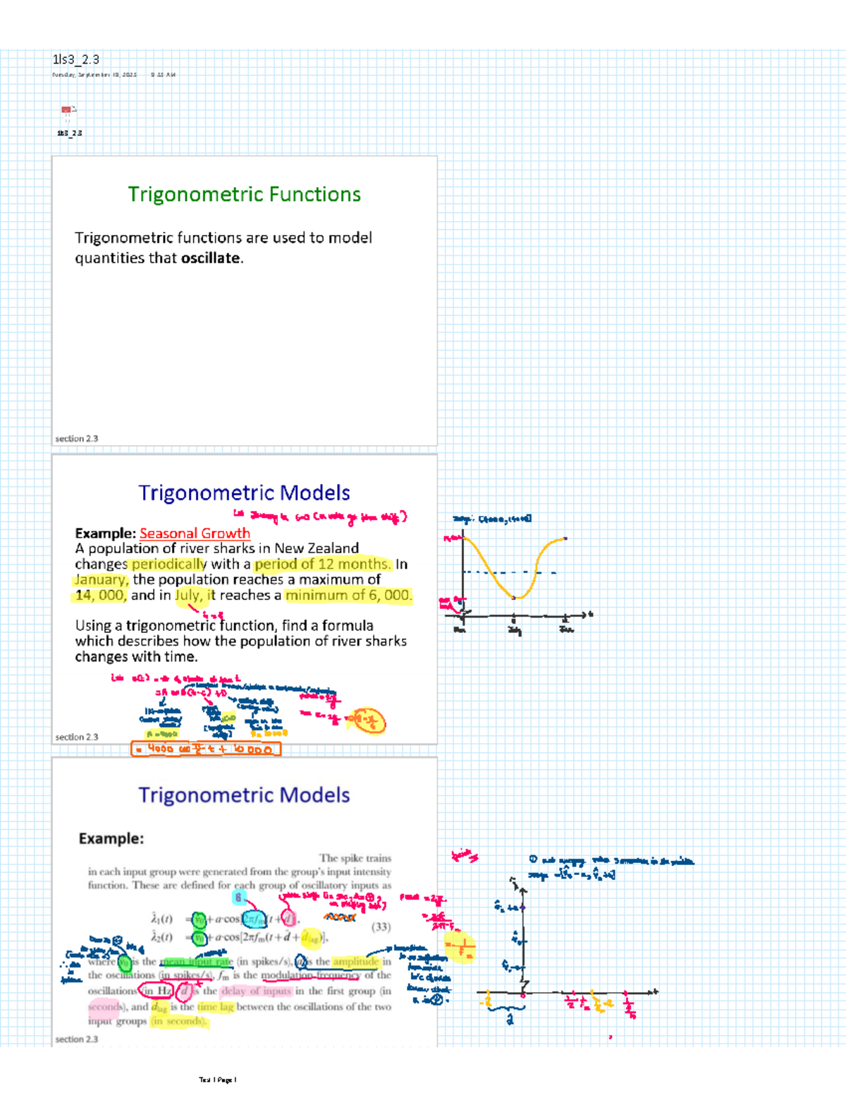 Lecture 2.3 notes - Math 1Ls3 - 1ls3_2. 1ls3_2. Tuesday, September 19 ...