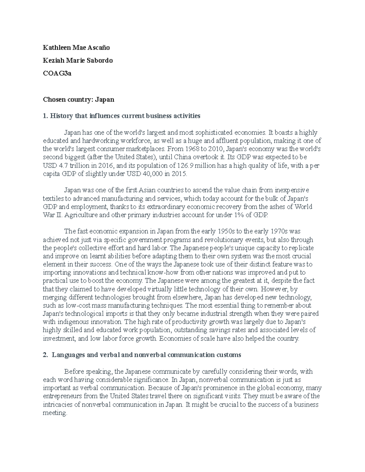 Country Notebook - This course is under Ms. Debbie on International ...