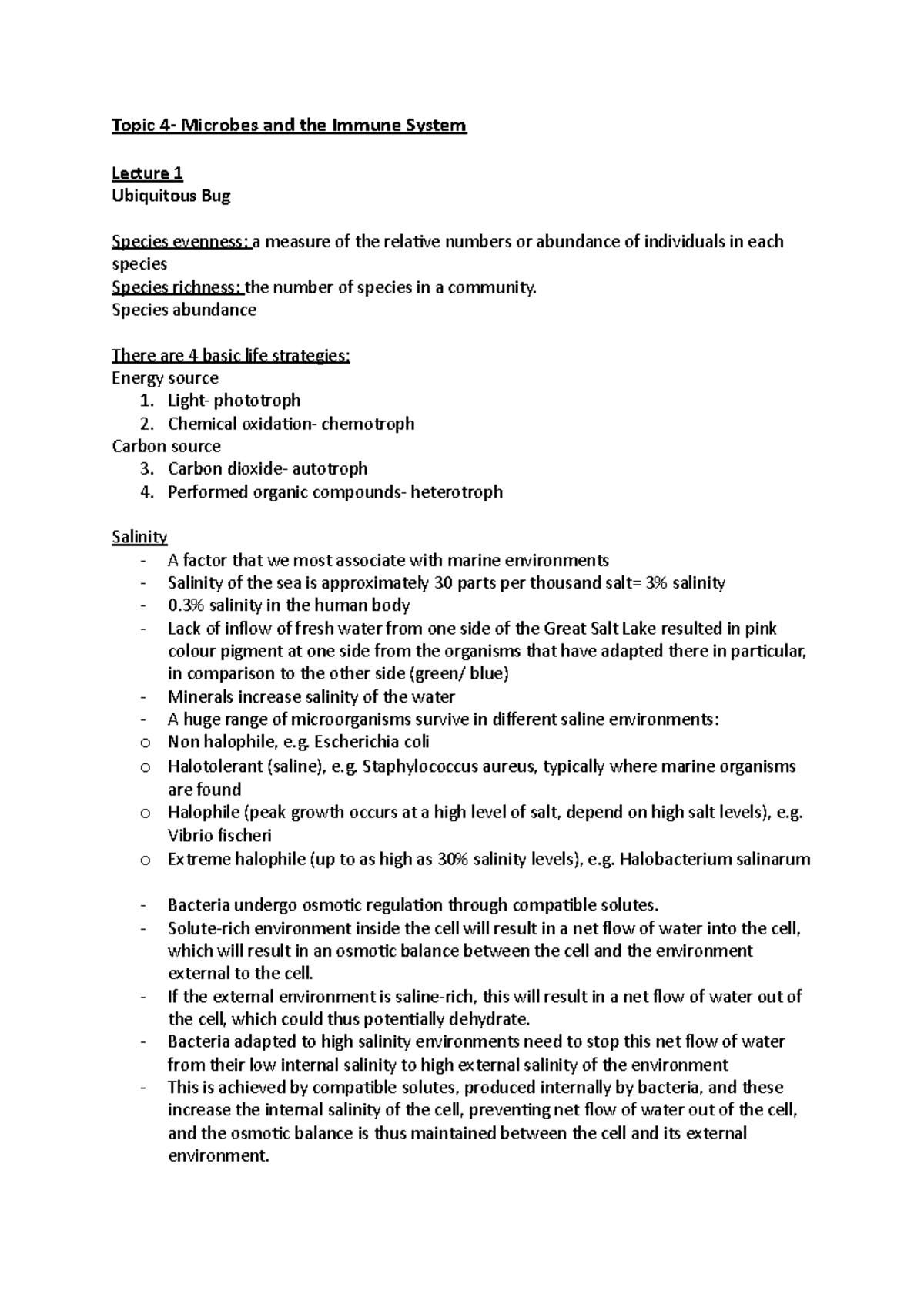 Microbes and the Immune System - Topic 4- Microbes and the Immune ...