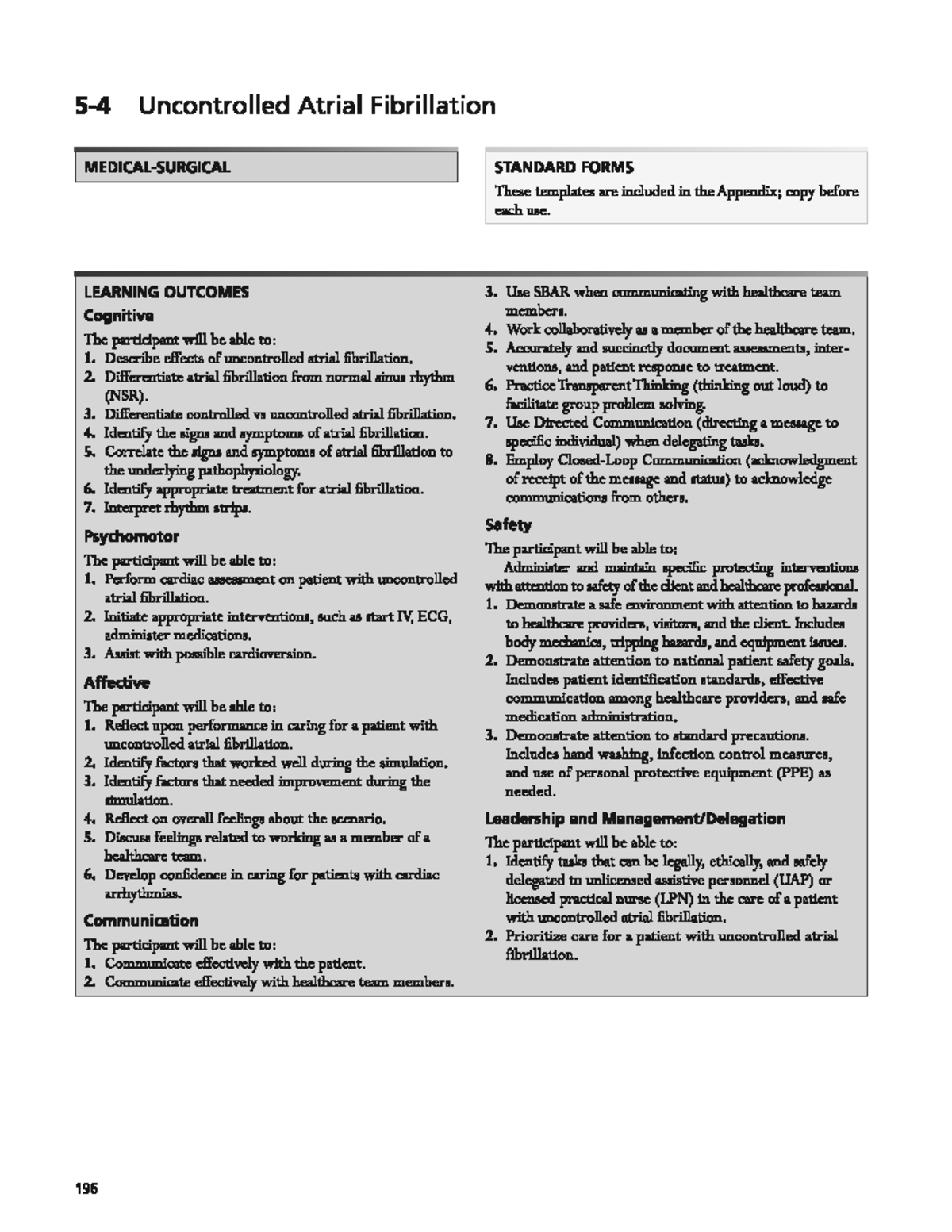 Student Uncontrolled Afib - Uncontrolled Atrial Fibrillation STANDARD ...