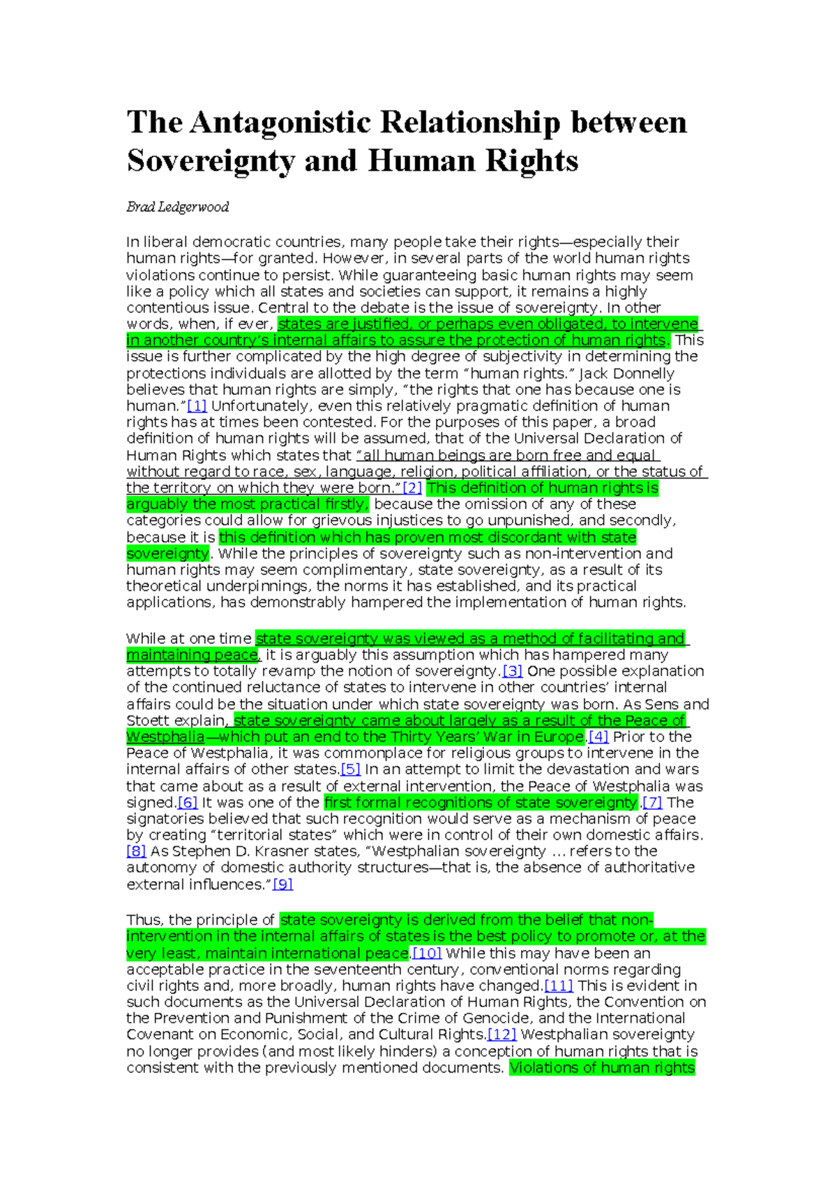Challenges to sovereignty. Source 4 - The Antagonistic Relationship ...