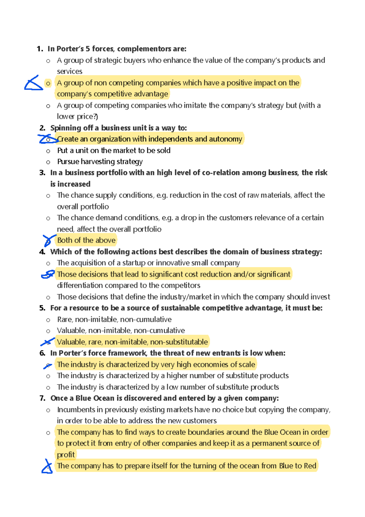 1st call ghezzi - 1st call - In Porter’s 5 forces, complementors are: o ...
