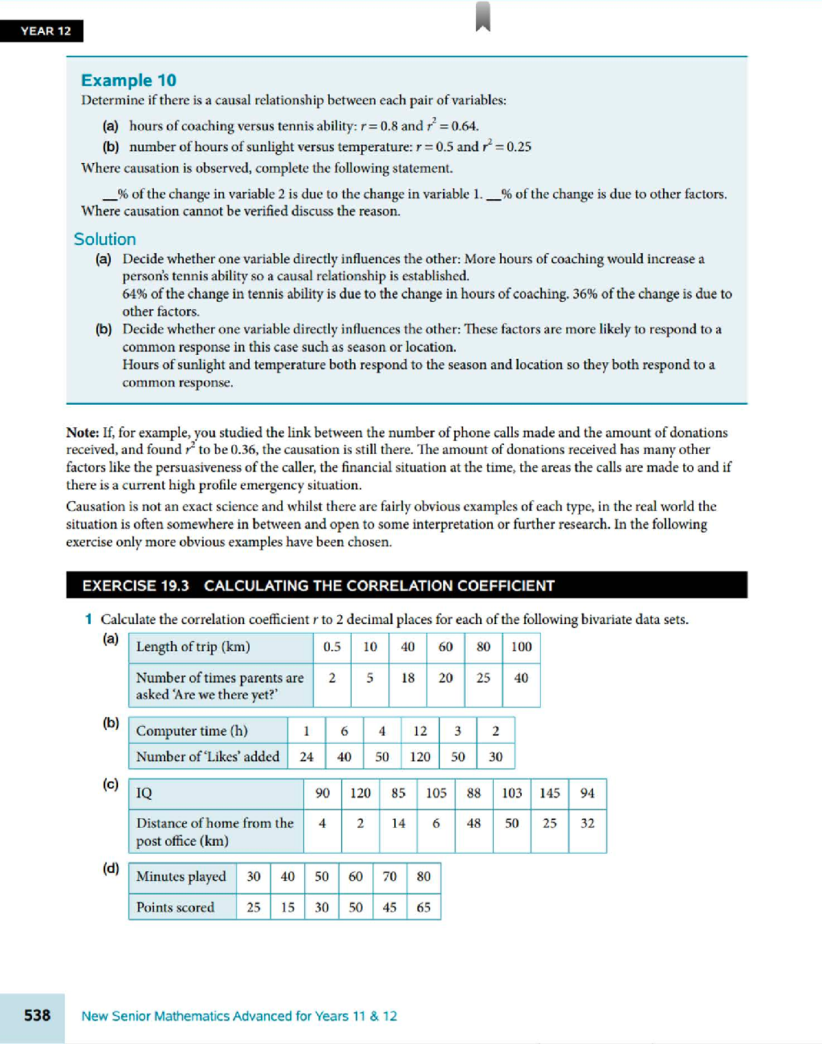 Ex 19.3 - Correlation coefficient - Studocu