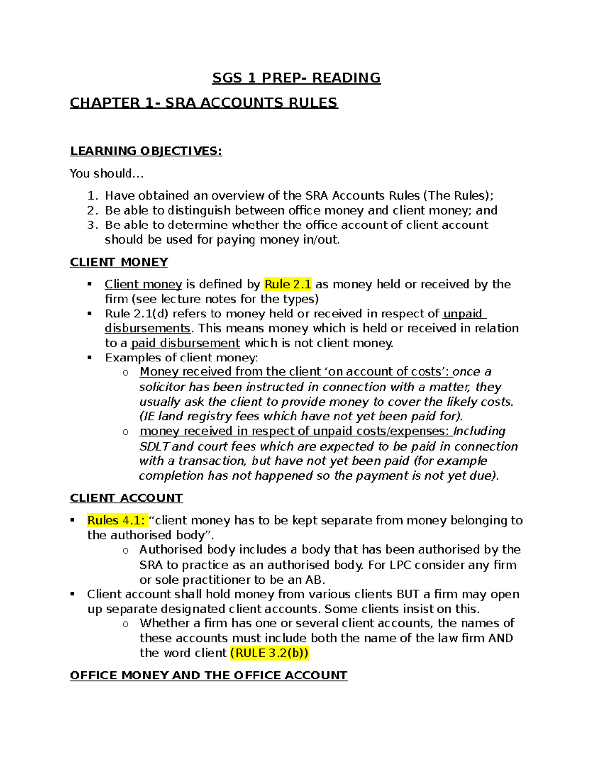 SA SGS 1 PREP - prep - SGS 1 PREP- READING CHAPTER 1- SRA ACCOUNTS ...