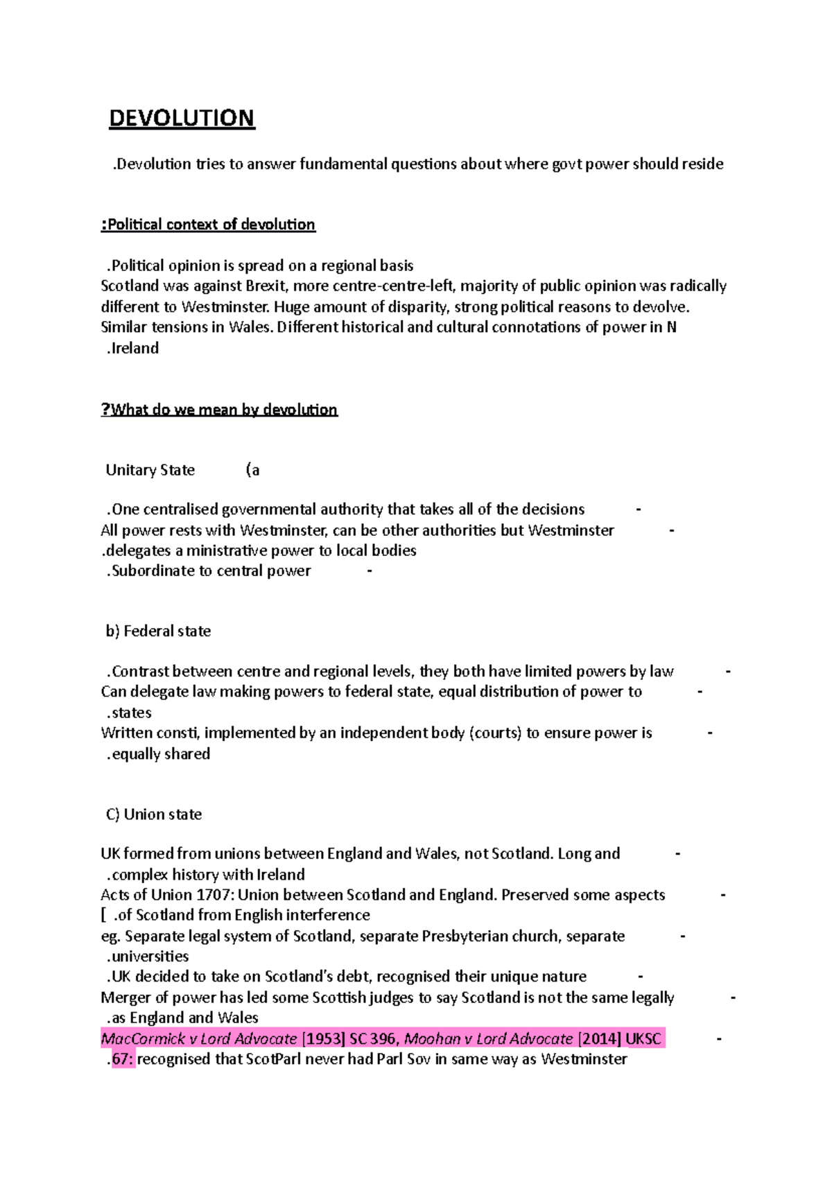 Devolution in the UK - DEVOLUTION .Devolution tries to answer fundamental questions about where ...