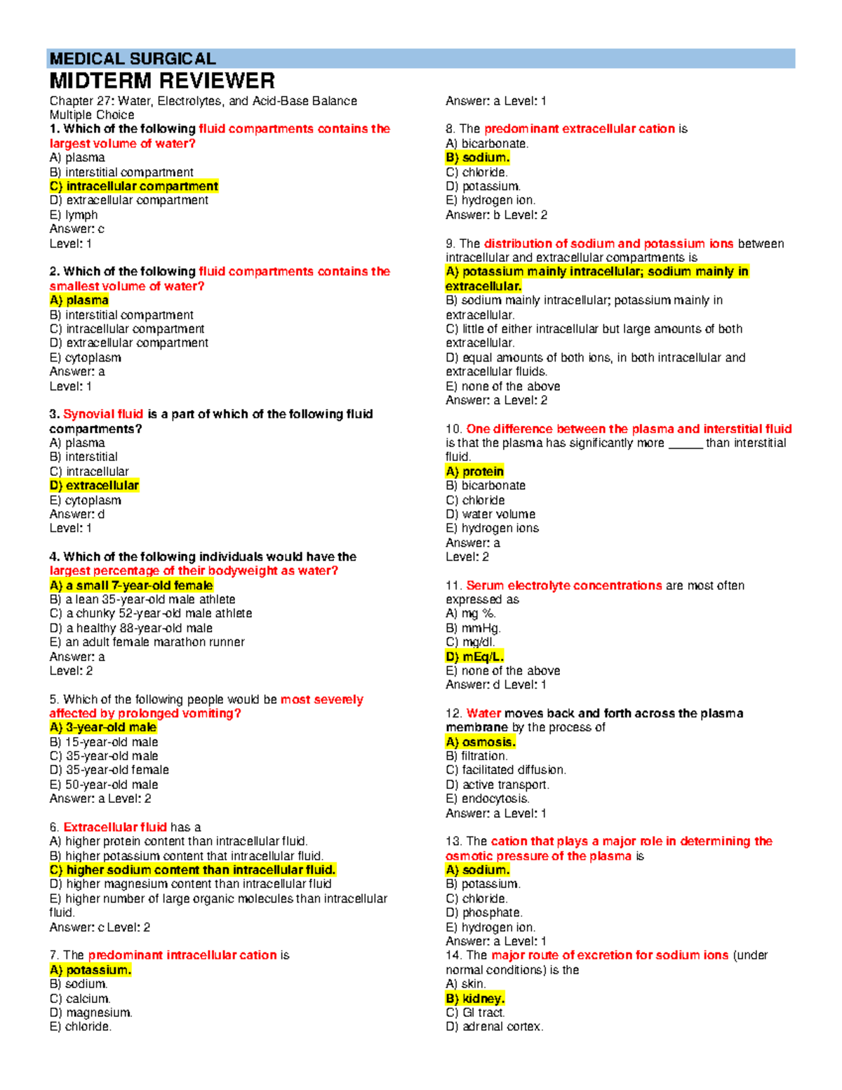 MS Midterm Reviewer - Some questions to ponder - MIDTERM REVIEWER ...