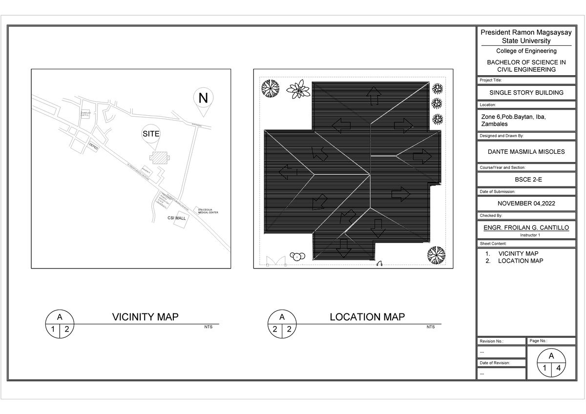 Dante Misoles Project]-A 1-4 - SINGLE STORY BUILDING Project Title ...