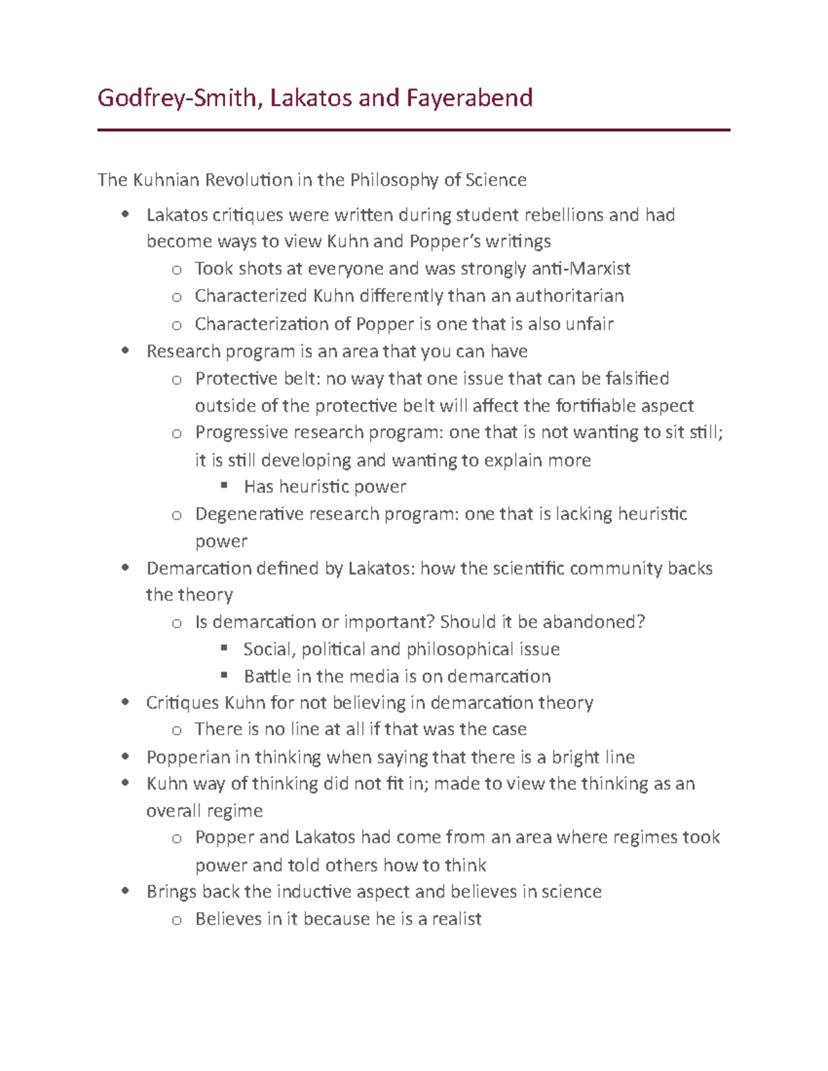 The Kuhnian Revolution in the Philosophy of Science 2 - Godfrey-Smith ...