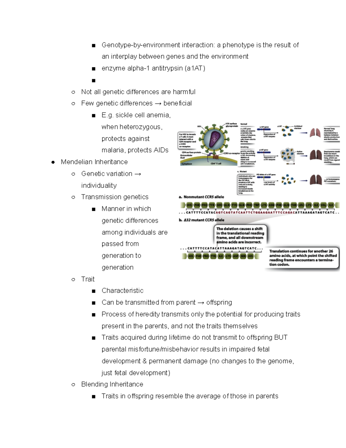 Blending Traits - Ŷ *HQRW\SH E\ HQYLURQPHQW LQWHUDFWLRQ D SKHQRW\SH LV ...