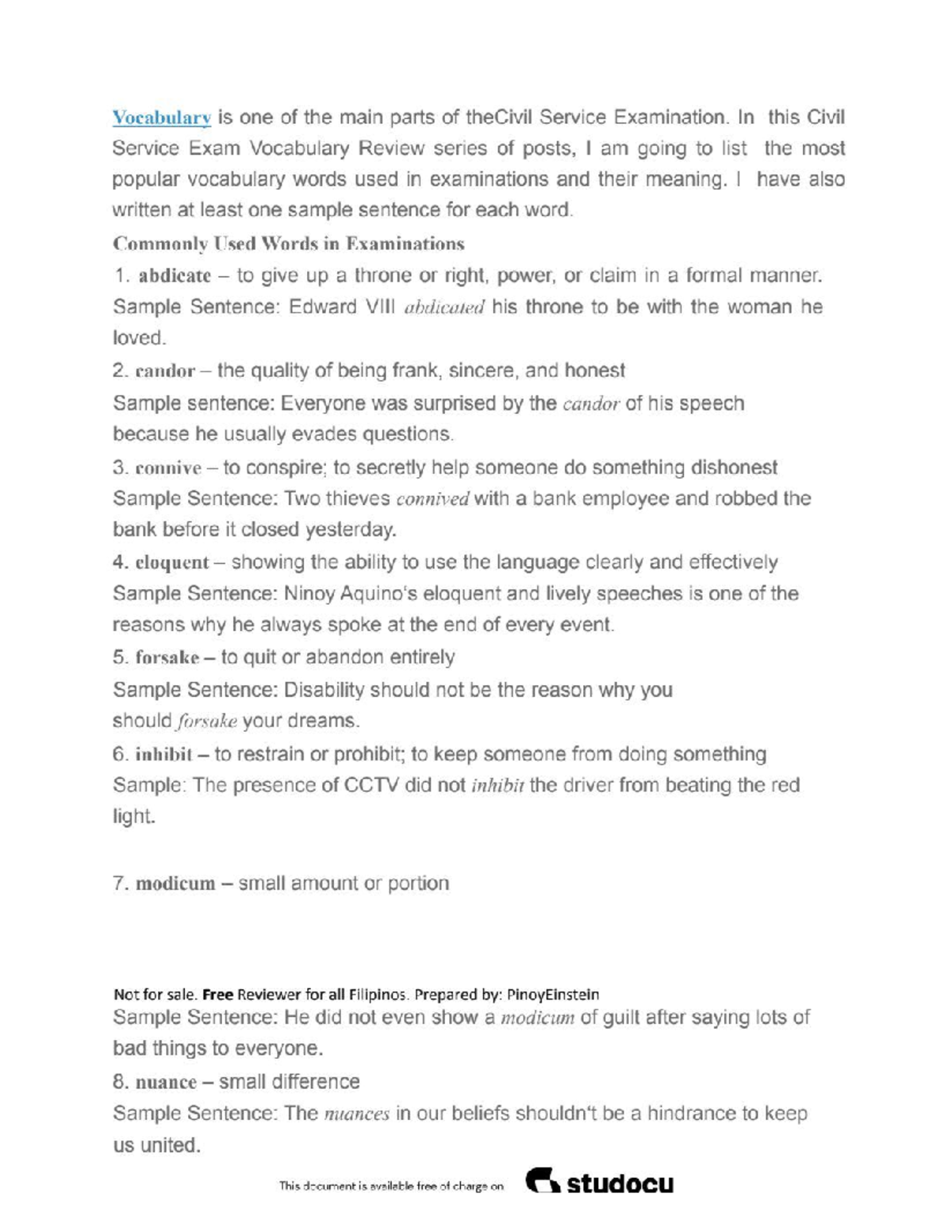 MATH834 64 - Shshd - Vocabulary is one of the main parts of theCivil ...