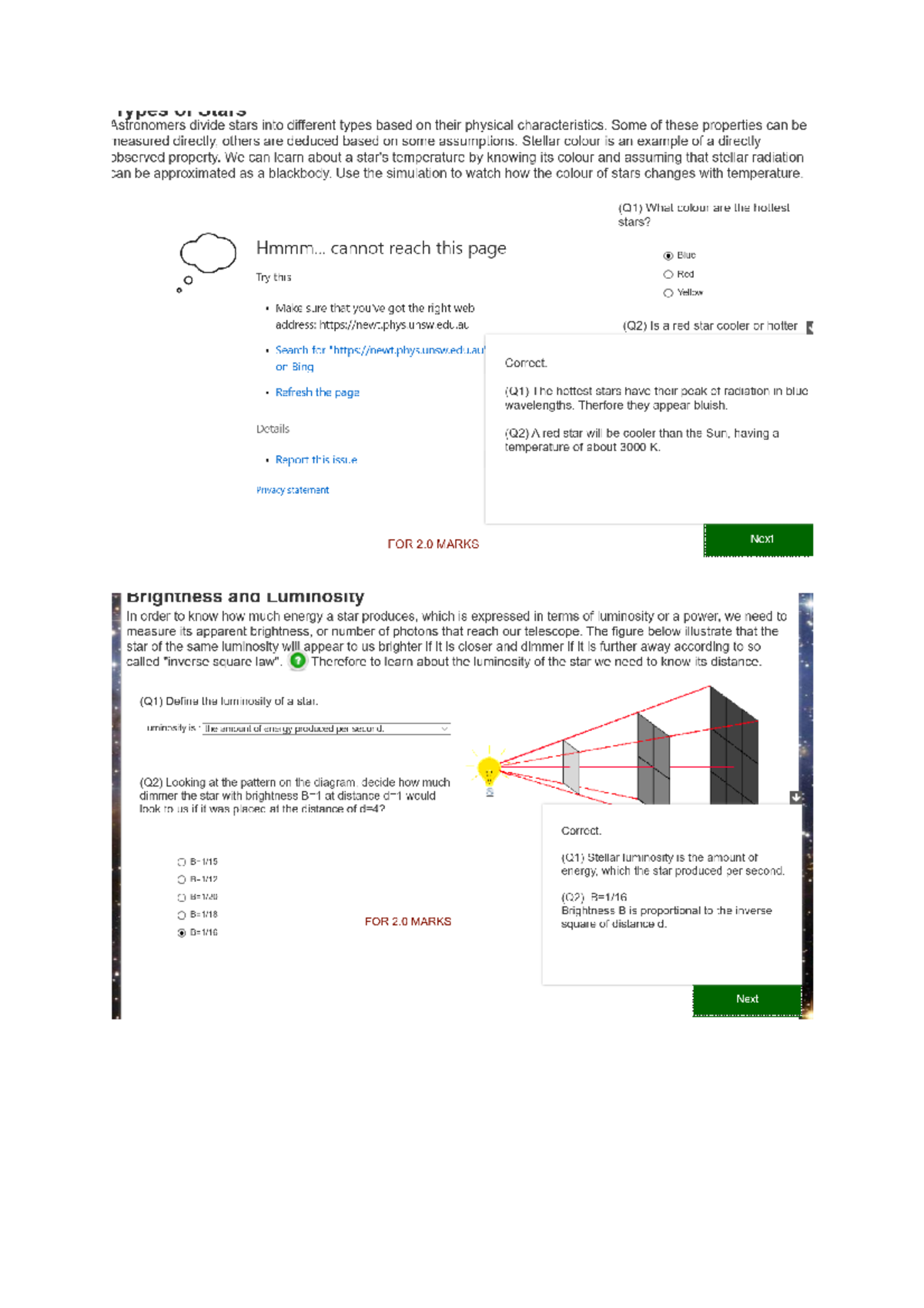 Activity 14 - astronomy - MATH1041 - Studocu