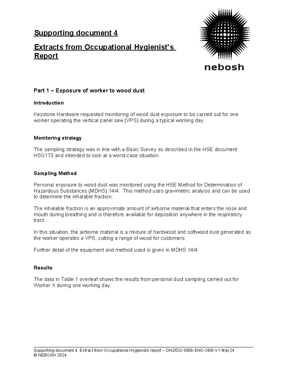 DN2-DI2-0006-ENG-OBE-V1 SD4 Extract from OH - Part 1 – Exposure of ...