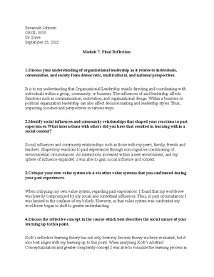 Module 3- Case study Assignment - The Doctor and the Department of ...