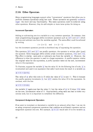 Lecture notes about computer science - Basics 2. Examples Let’s apply ...