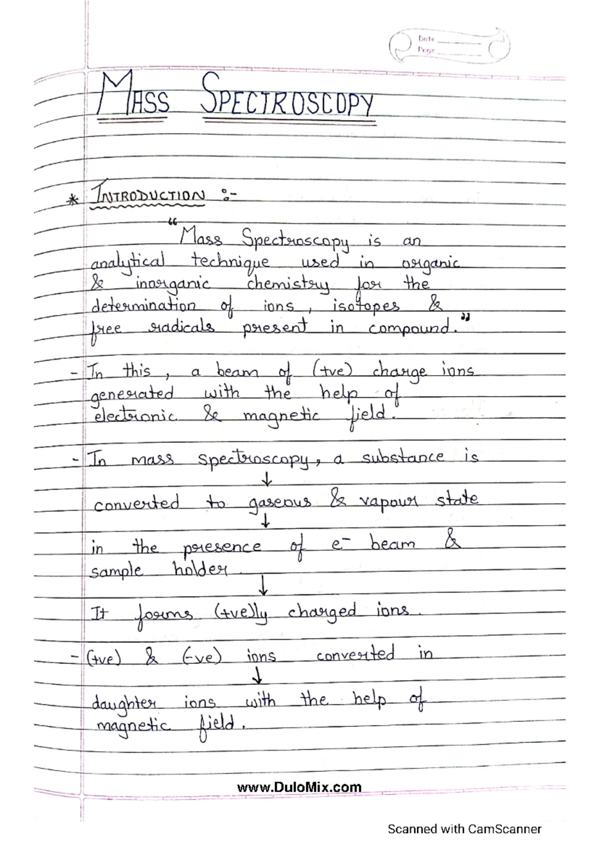Mass-Spectrometry - Computer Science SL - Studocu