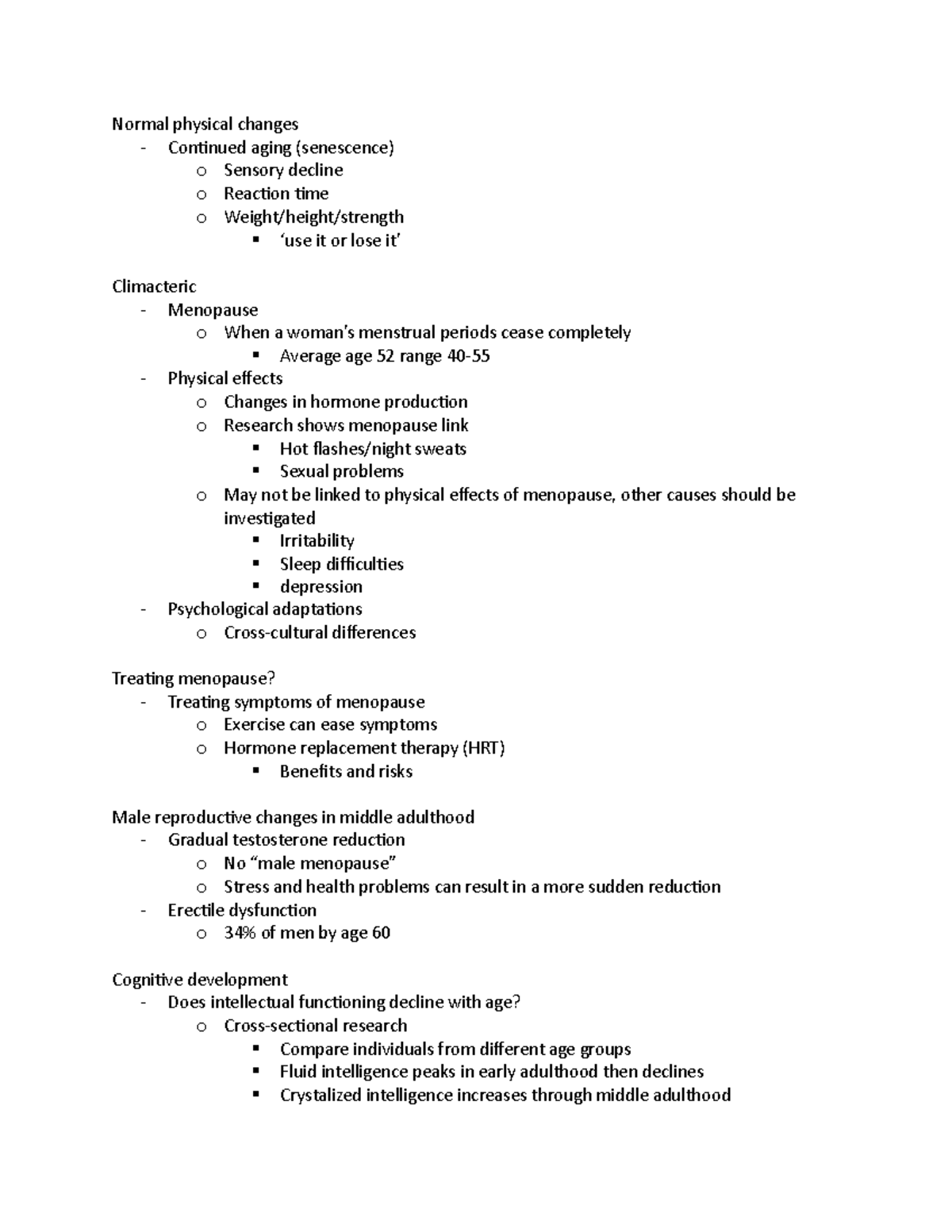 Normal physical changes and cognitive development 4:12 - Normal ...