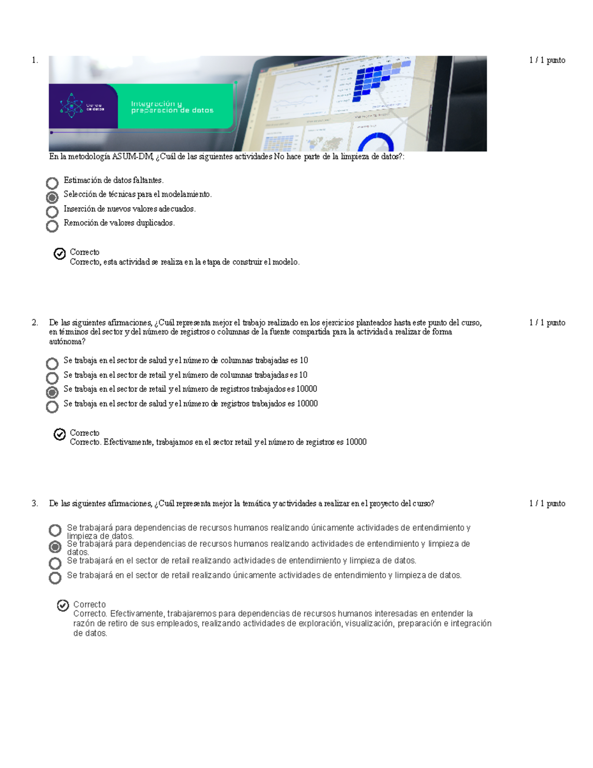 Preparándonos para continuar Cuestionario Práctico - 1. En la ...