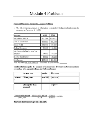 Module 3 Problems - FRFR - Module 3 Problems Notes Payable Basics ...