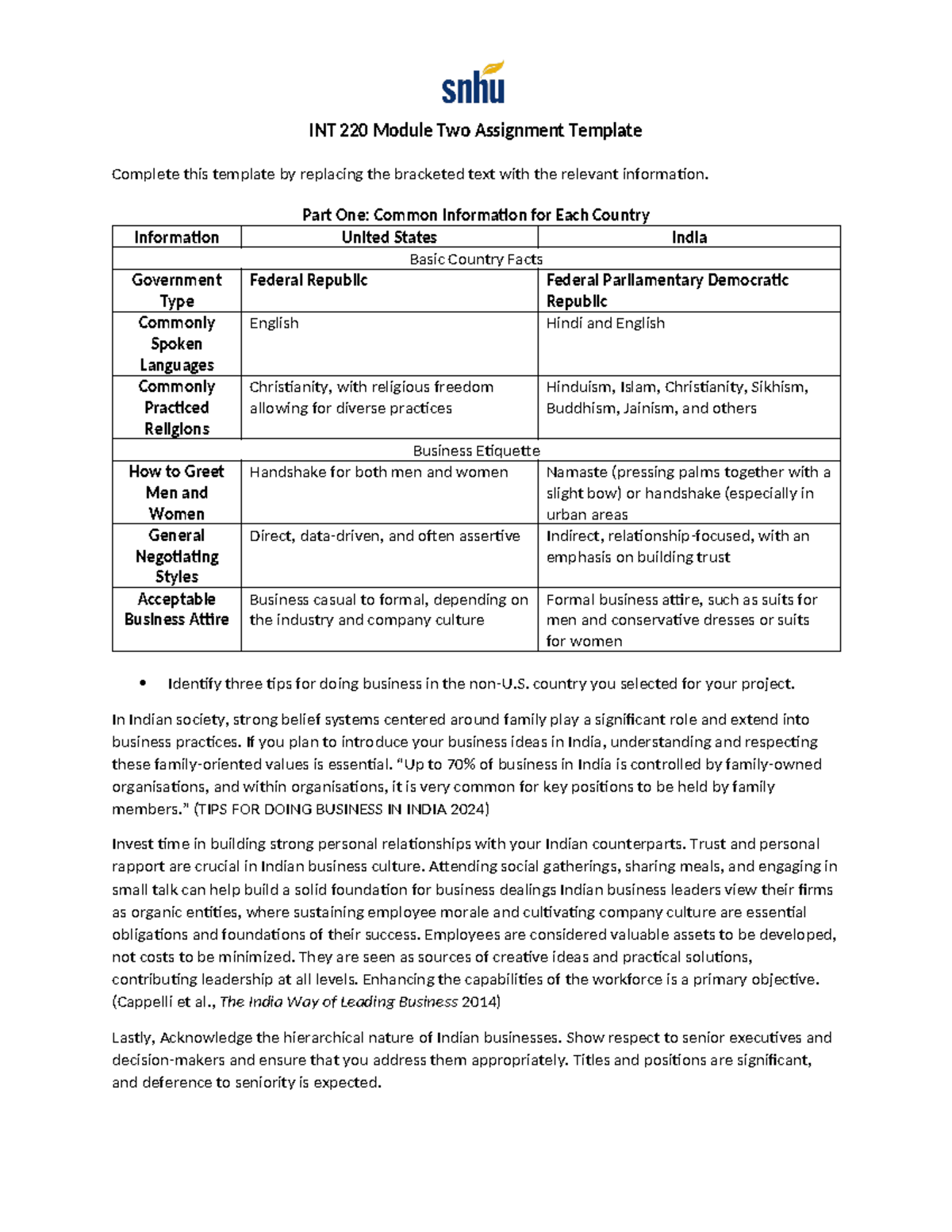 Int 220 Module Two Assignment Template Int 220 Module Two Assignment Template Complete This