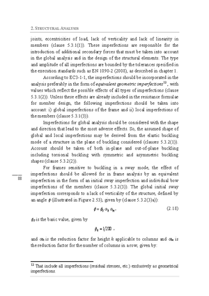 SD CH 2 - Structural Analysis - GLOBAL ANALYSIS OF STEEL STRUCTURES 81 ...
