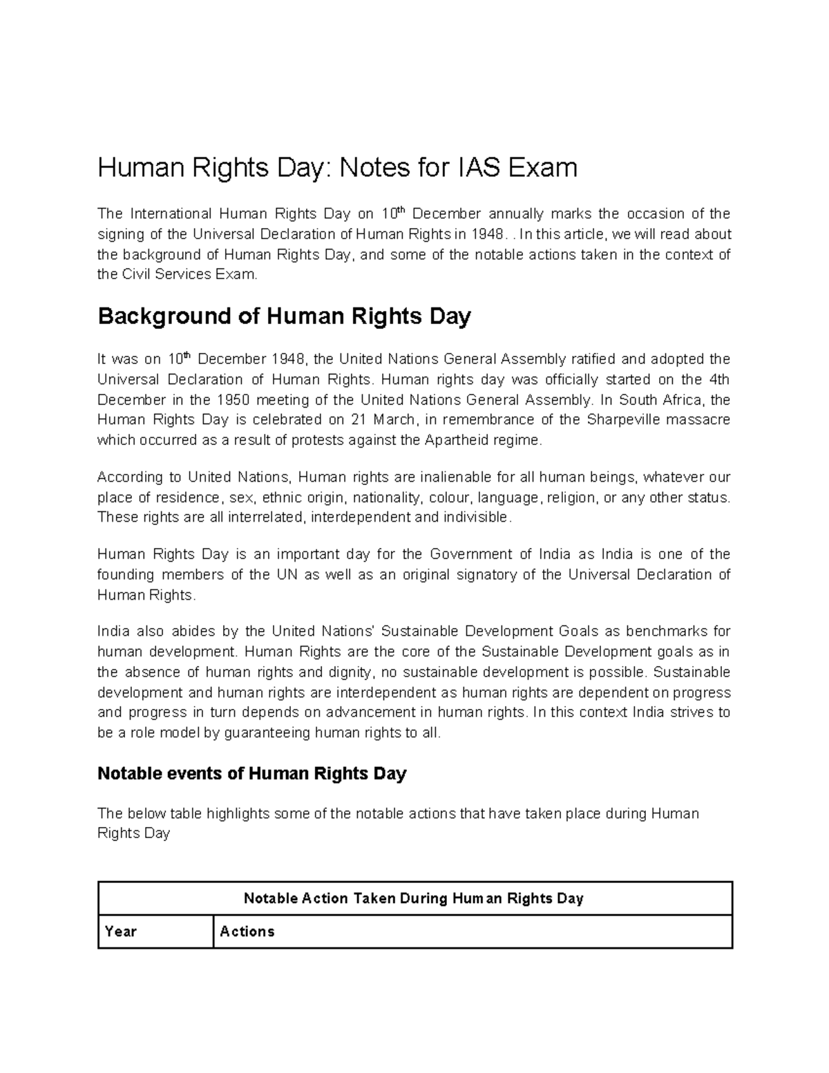 Human-Rights-Day -Notes-for-IAS-Exam - Human Rights Day: Notes for IAS ...