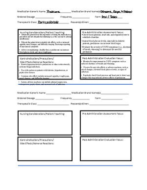 Vincent Brody Pre-Sim Clinical Judgment Worksheet Finalized - CLINICAL ...
