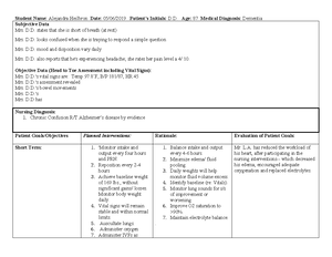 NCP- SOB - care plans - Nursing Care Plan Patient Area Student Clinical ...