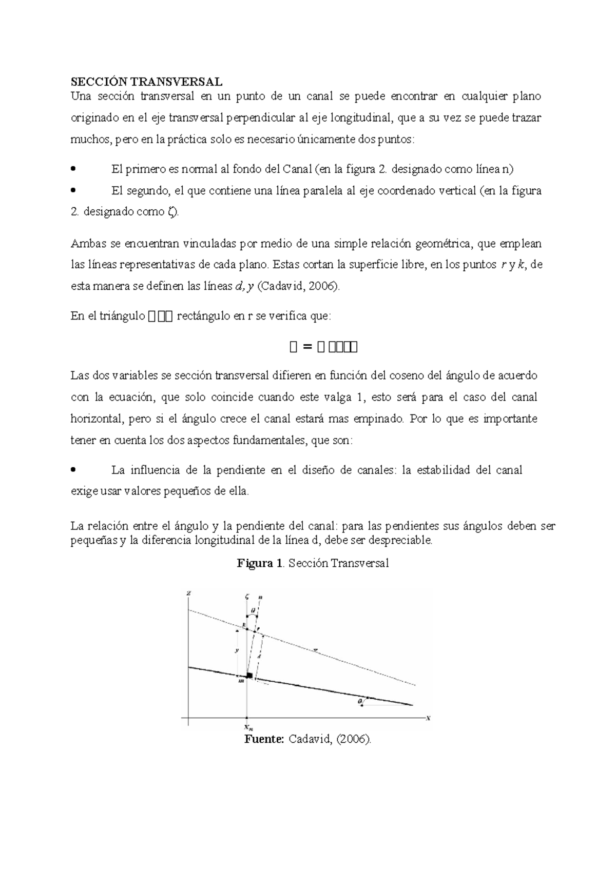 Sección Transversal - 2022 - SECCIÓN TRANSVERSAL Una sección ...