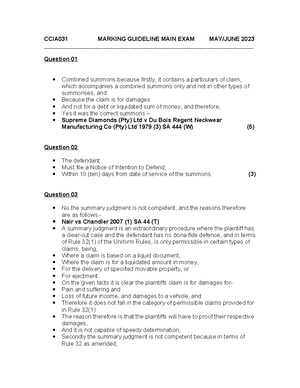 Particulars of claim plea and counterclaim - BASIC PLEADINGS What ...