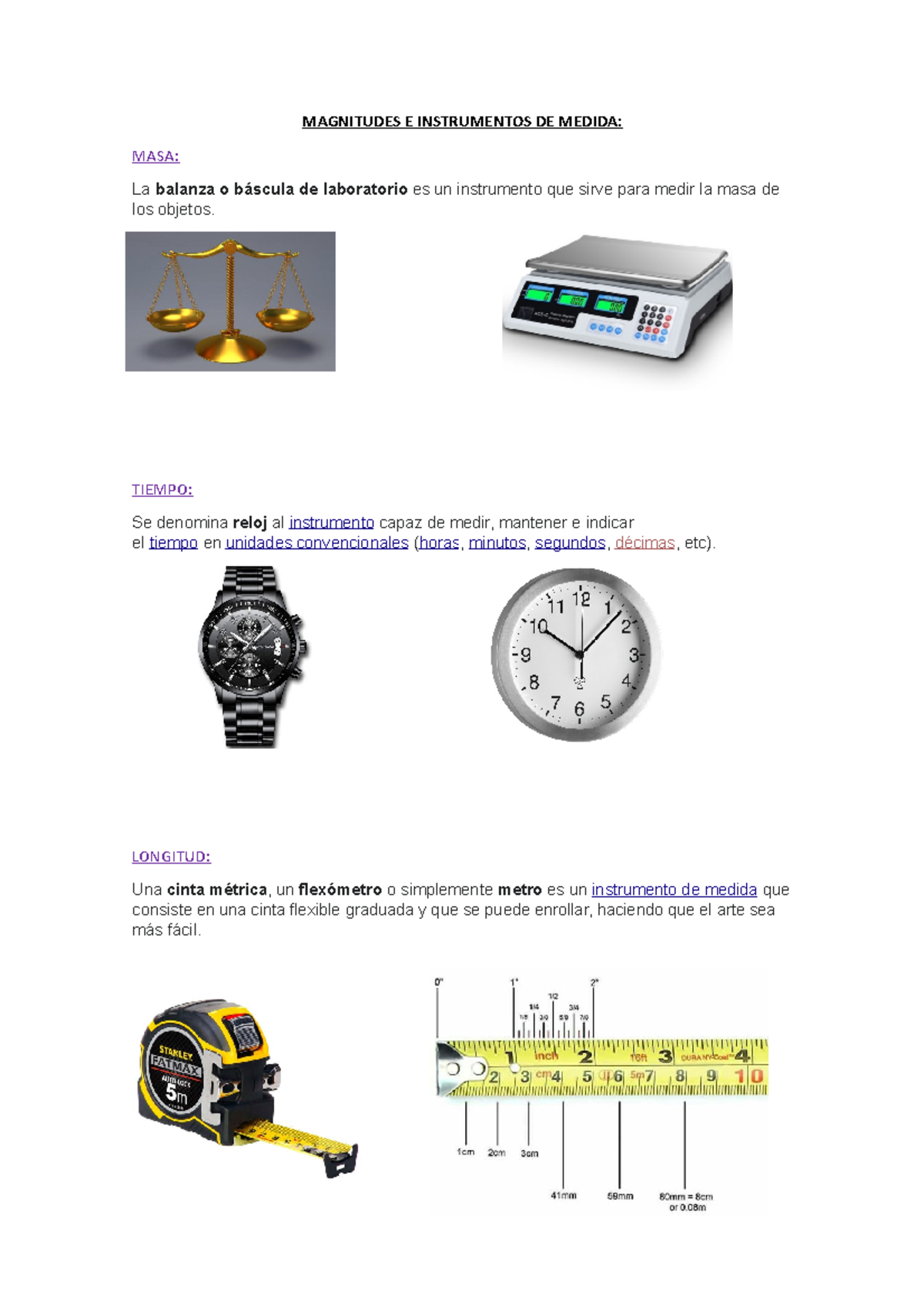 Magnitudes E Instrumentos DE Medida MATEMÁTICA SENATI - estudiante ...