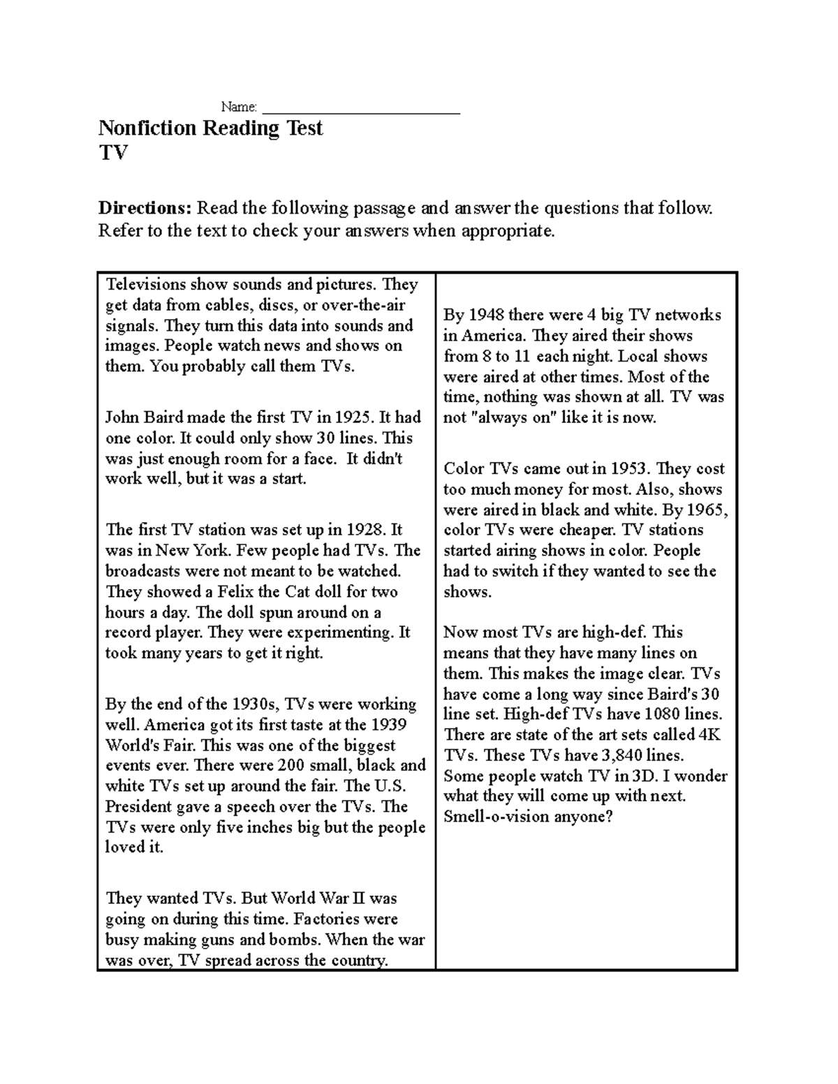 Document - Ggyuhbvcf - Name: _____________________________ Nonfiction ...