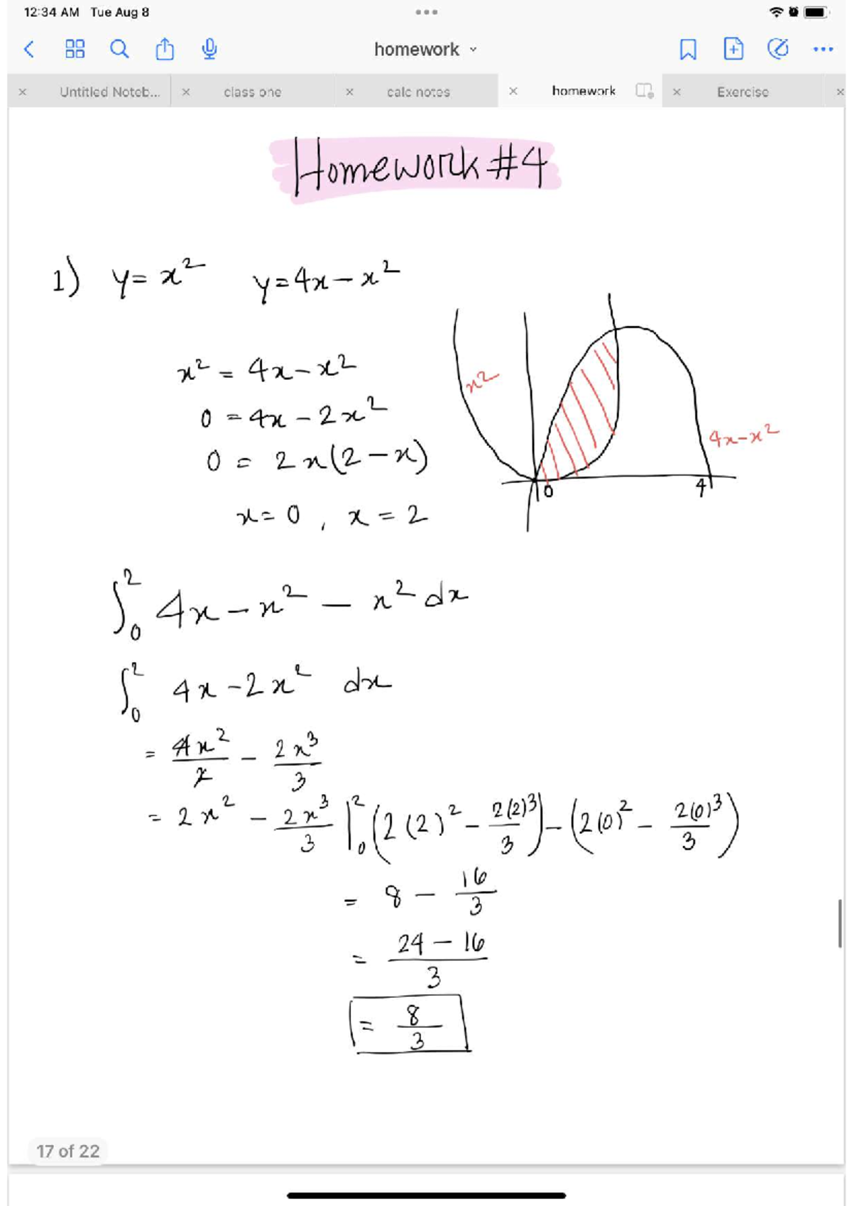 MAT 123 HOMEWORK #4 - MAT 126 - Studocu