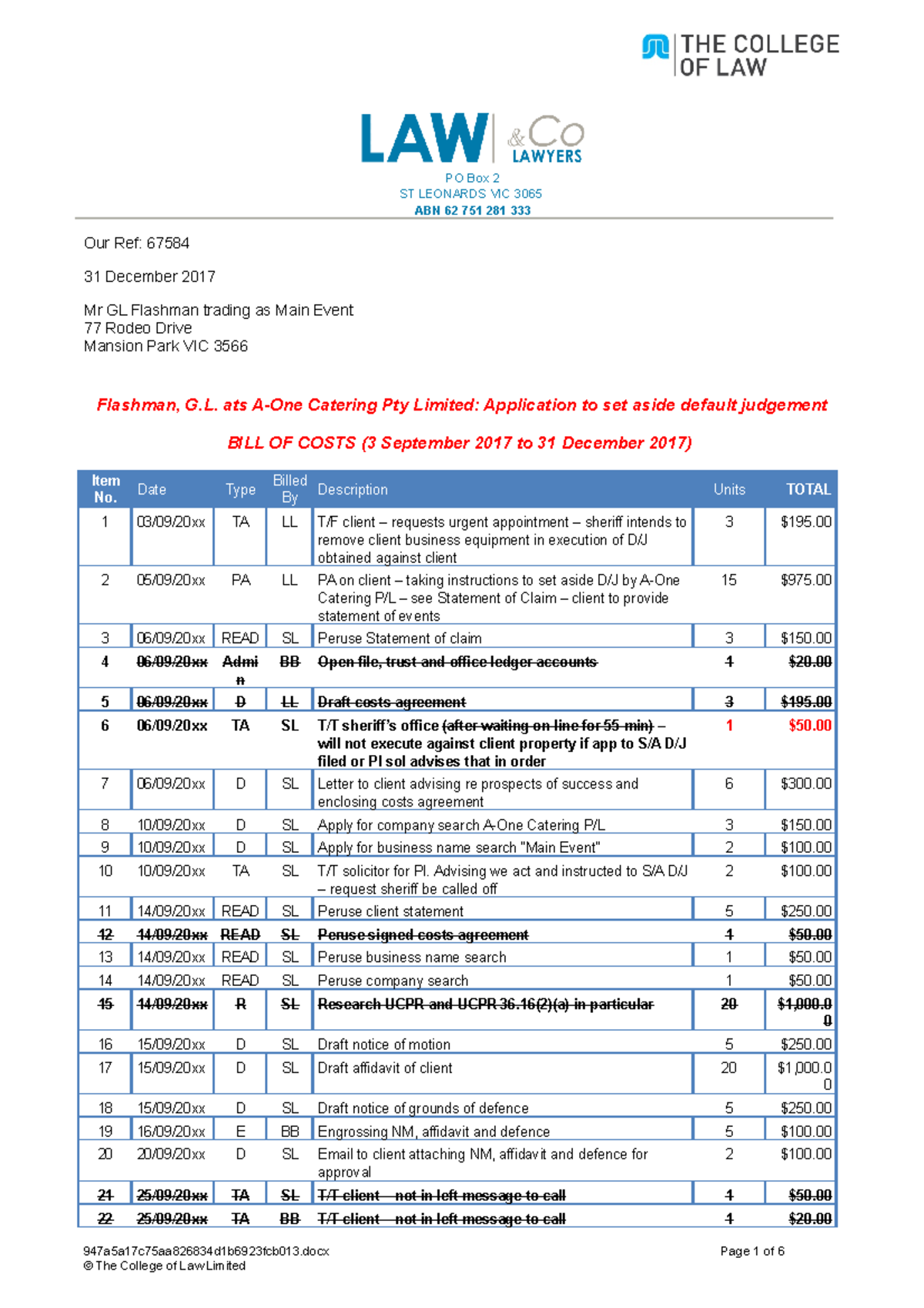 EPR T3 A2 Flashman template VIC 2017 07 06 - PO Box 2 ST LEONARDS VIC ...