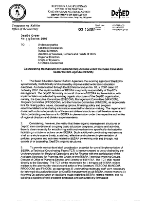 Promoting ORAL Health IN Public Elementary Schools - education - Studocu