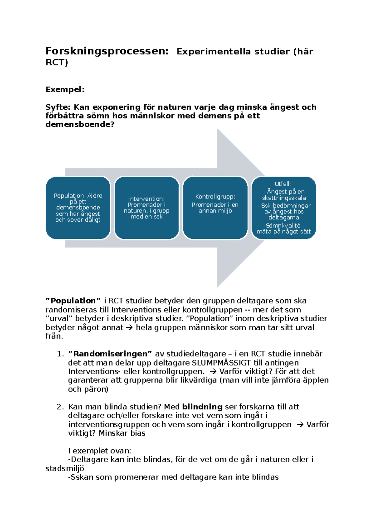 Anteckningar, Forskningsprocessen 240910 - Forskningsprocessen ...
