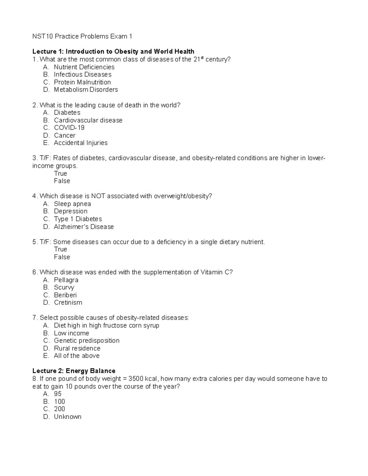 NST10 Practice Problems Exam 1-1 - NST10 Practice Problems Exam 1 ...