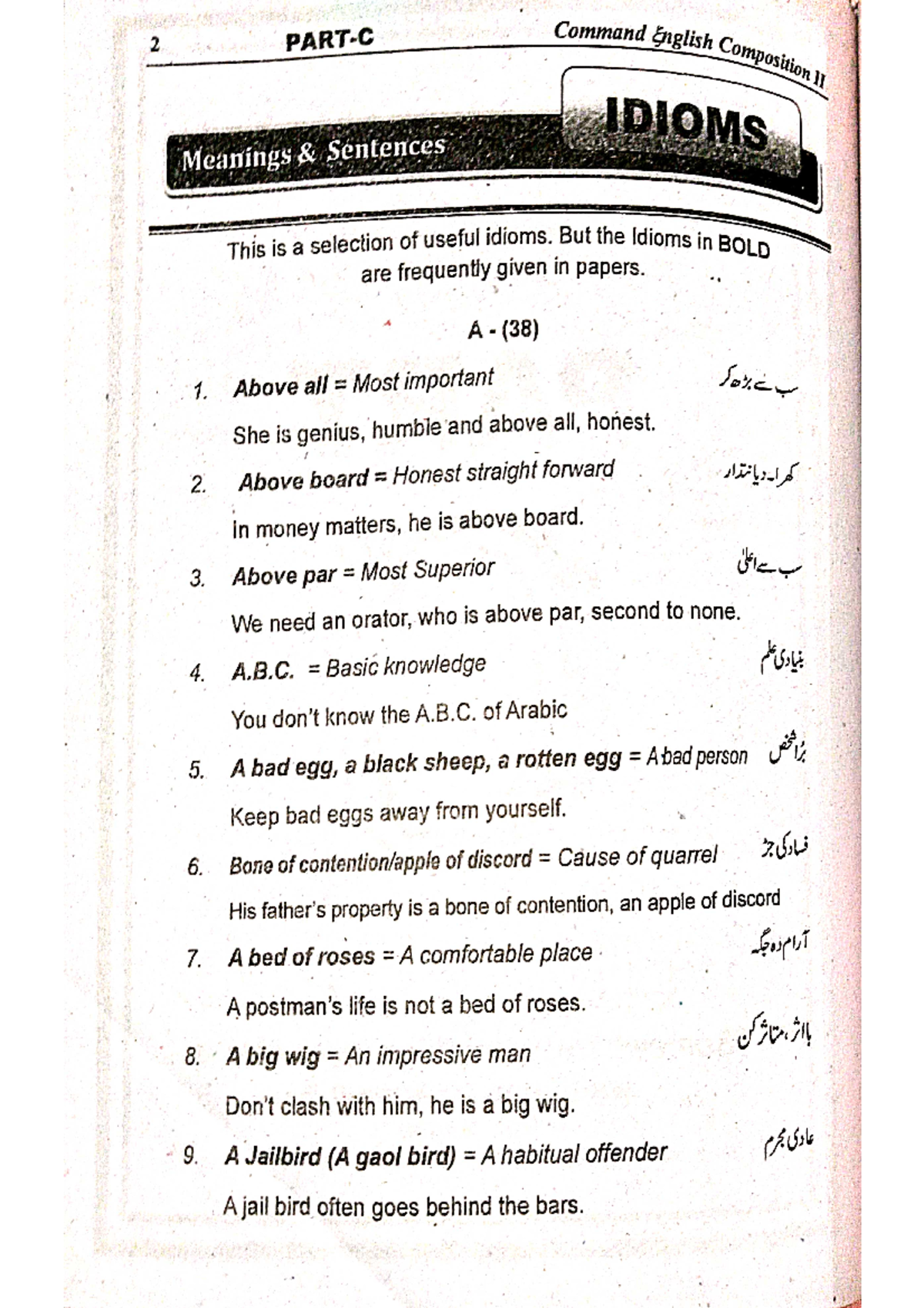 Idioms - Practice materials - Teaching Practice - Studocu