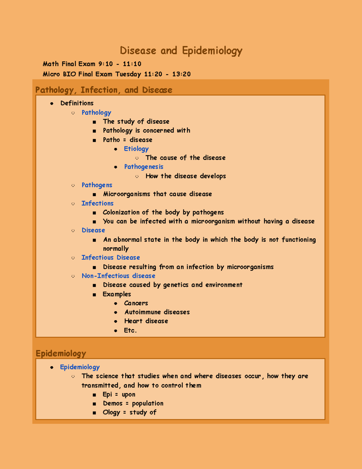 Micro Bio Ch. 16 Disease and Epidemiology -compressed - Disease and ...