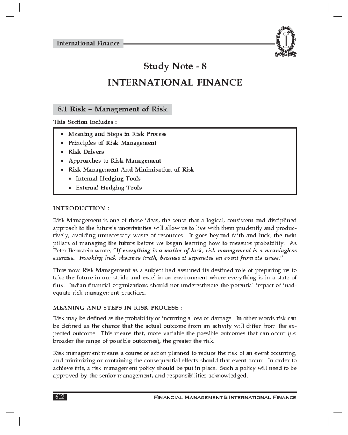 Financial Management studynote 8 - COST-VOLUME-PROFIT ANALYSIS ...
