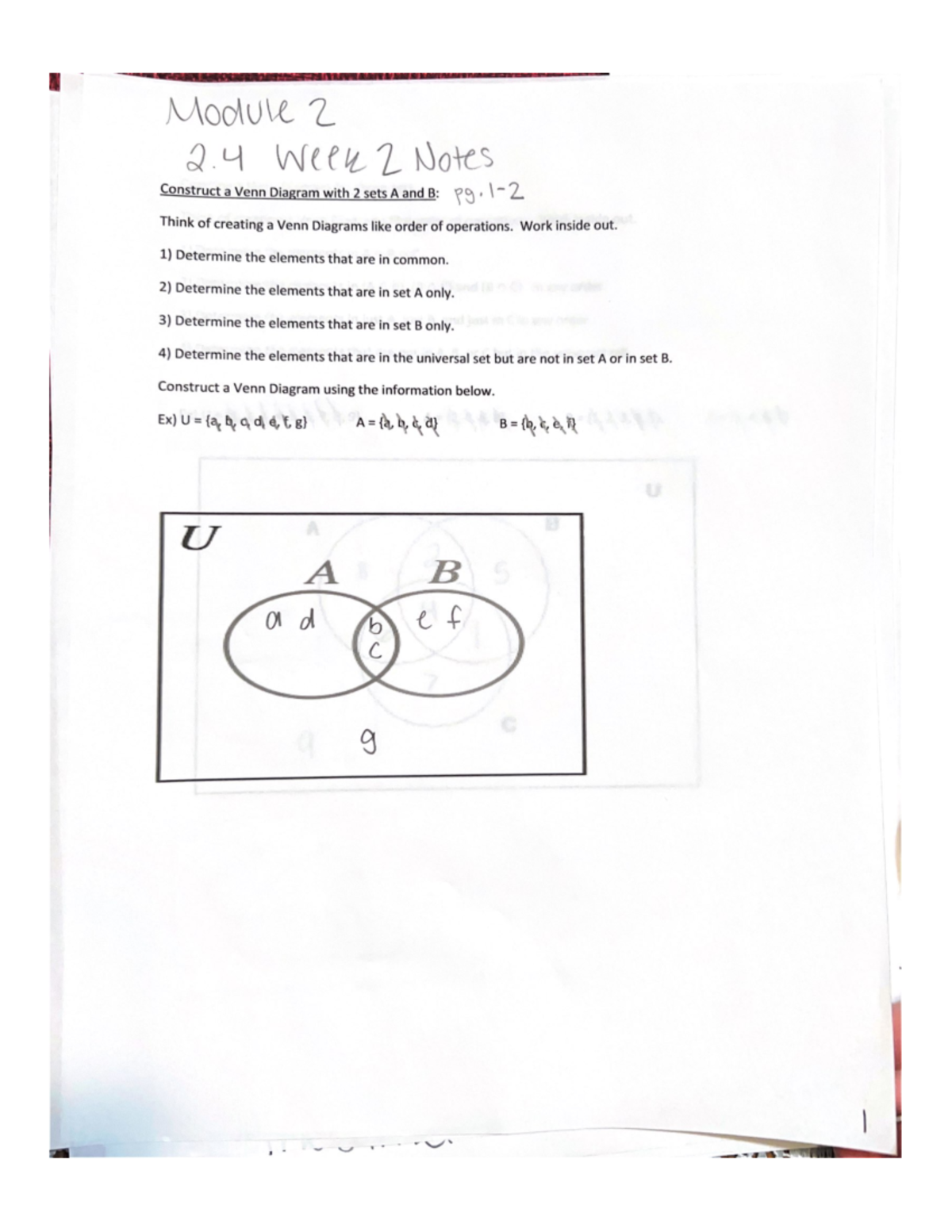 Module 2 and 3 Notes - MATH111 - Studocu