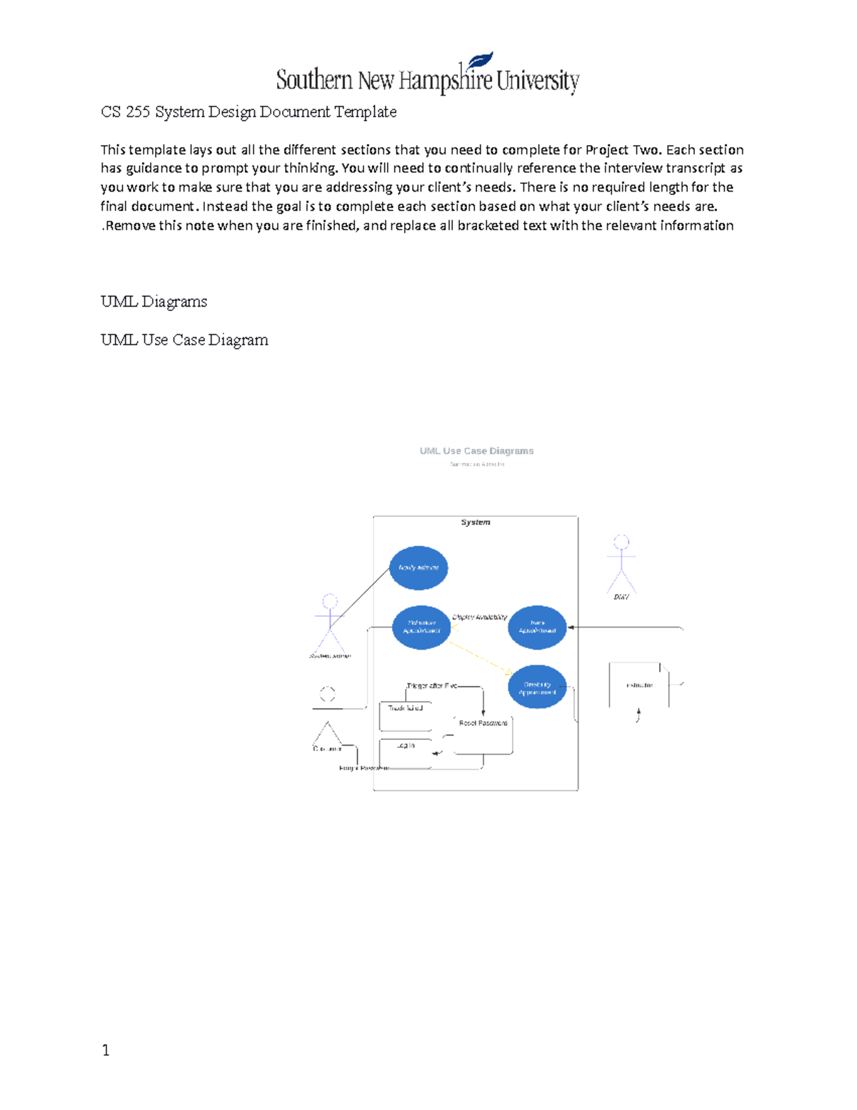 SAdmettre CS 255 System Design Document Template - CS 255 System Design Document Template This ...