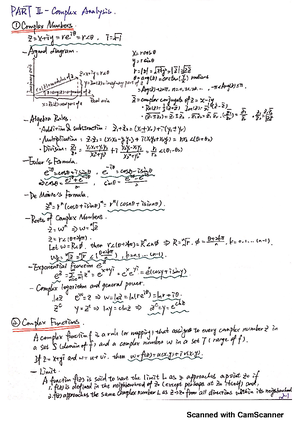 IE2007 Tutorial Solns - NIL - Solutions to Exercises Exercise 1. (a) (b ...