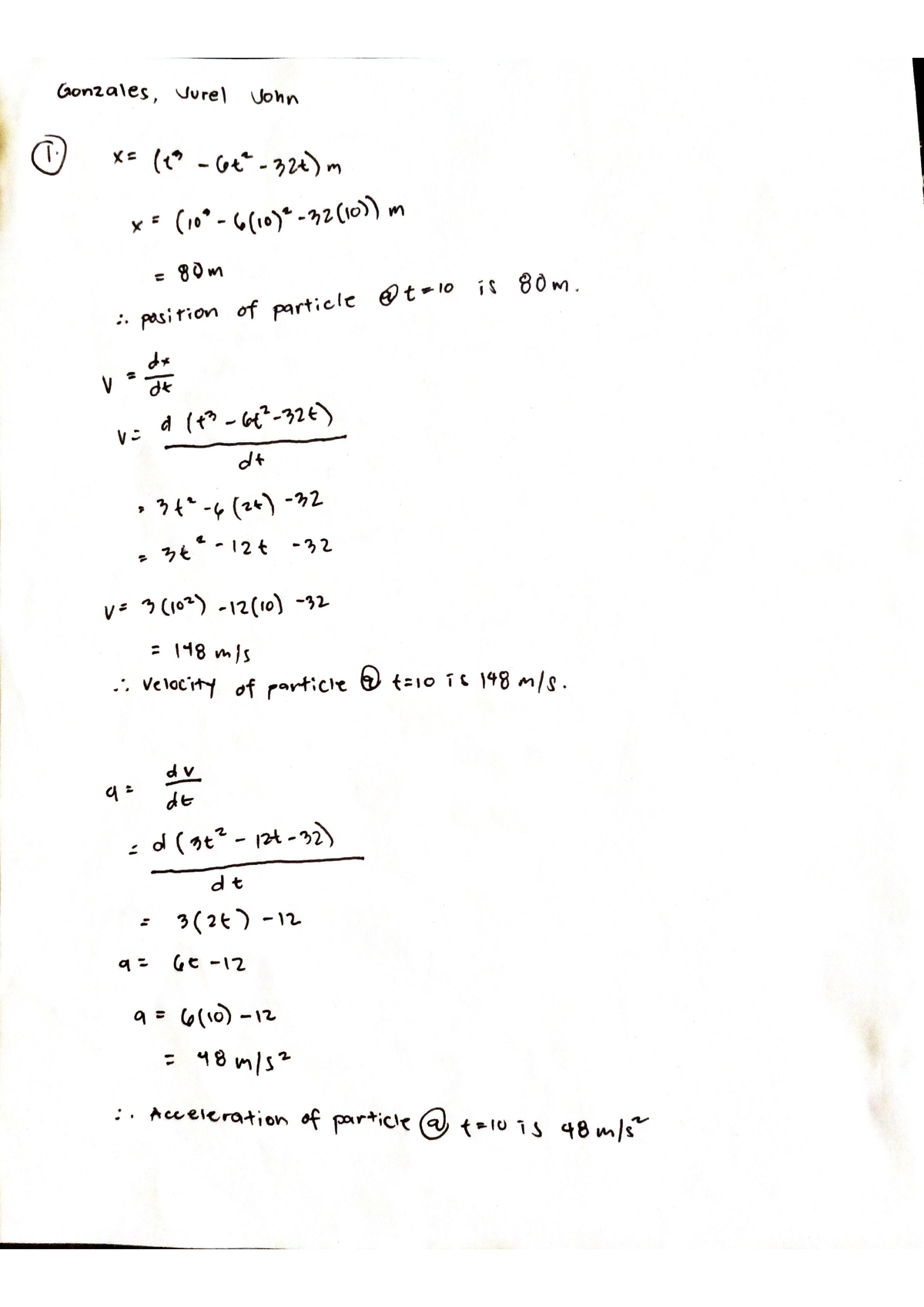 A1 Gonzales, Jurel John - Chemical Engineering - Studocu