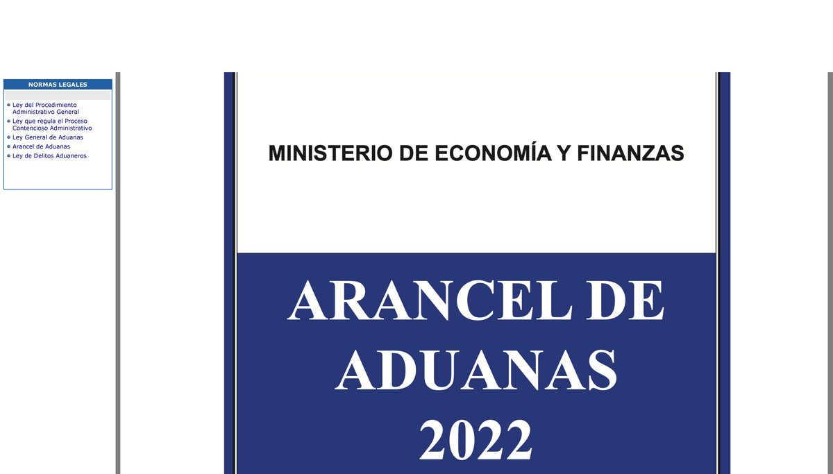 Arancel de aduanas - hhyyyyyyyyyyyyy - ventas hoteleras - NORMAS ...